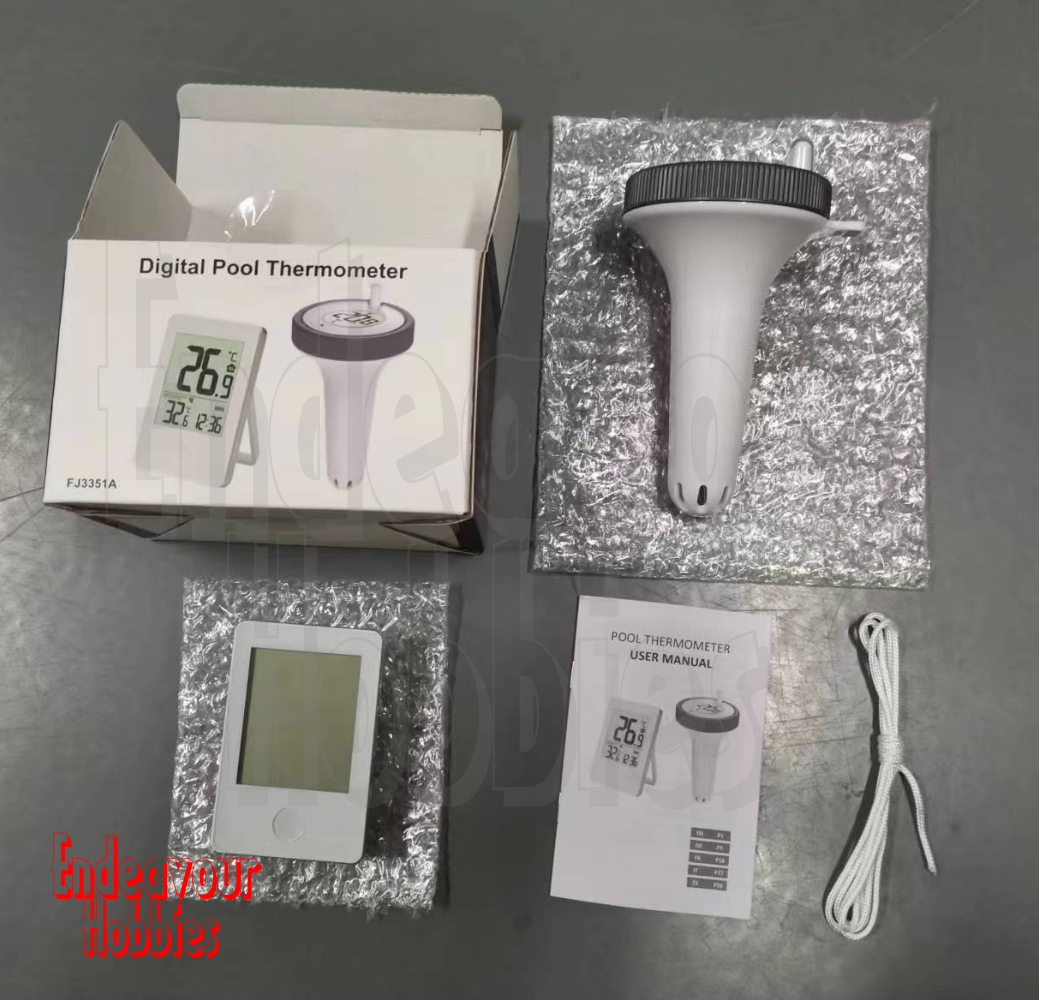 Digital Wireless Pool Thermometer - Floating Swimming Water Temperatur ...