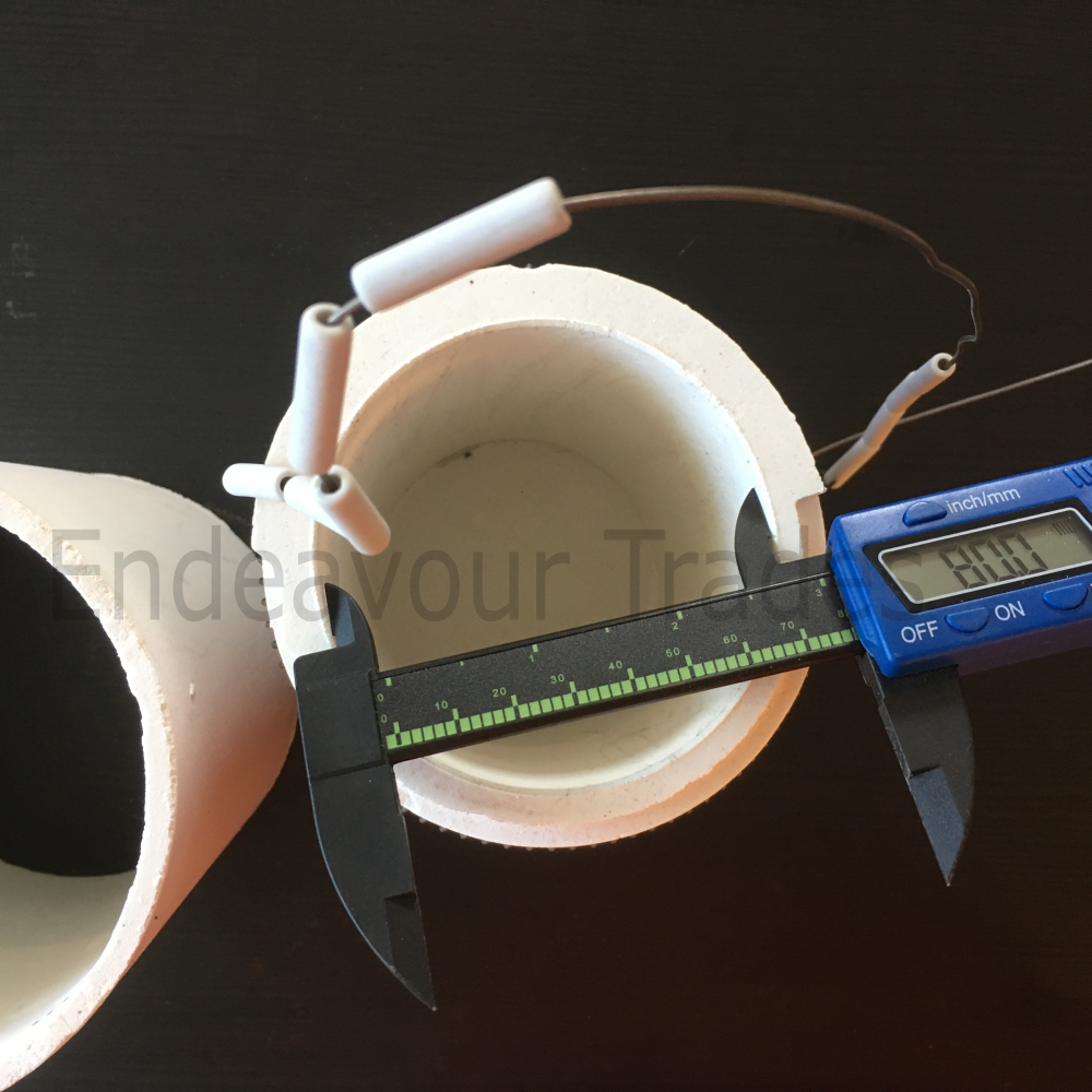 3KG 230V Heating Chamber Ceramic & Coil For Electric Melting Furnace ...